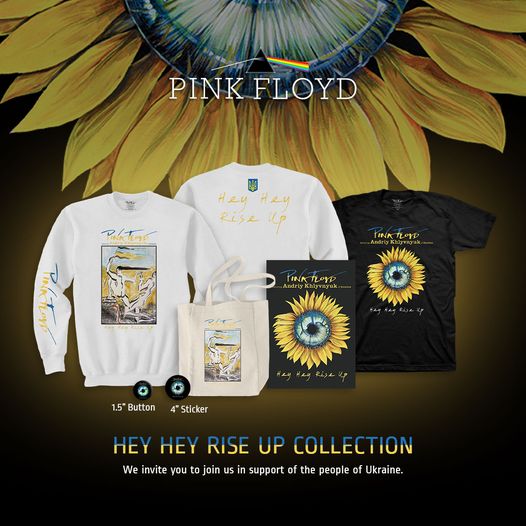 Pink Floyd Launch Hey Hey, Rise Up Merchandise Collection - Pink Floyd ...